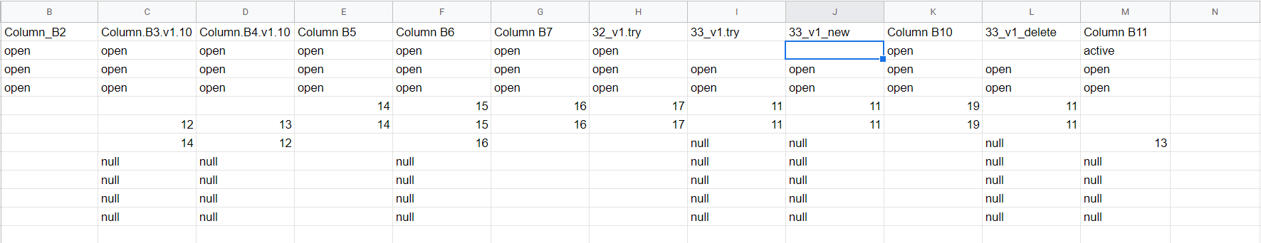 [Bug]: Syntax error is displayed when table column name starts with numeric value · Issue #11243 ...