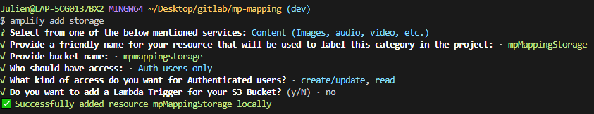 Storage parameters.json does not exist (issue from the backend build) · Issue #10931 · aws ...