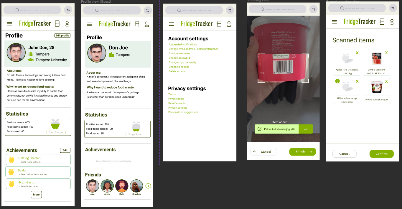 GitHub - peralammikko/FridgeTinder: Course project for HTI.110-2022-2023-1 Human-Technology ...