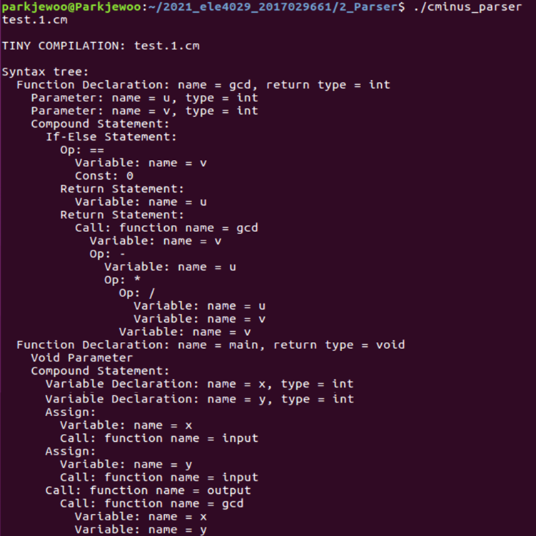 GitHub - zeunala/C-Minus: 컴파일러 수업 프로젝트(C-Minus 컴파일러 구현)