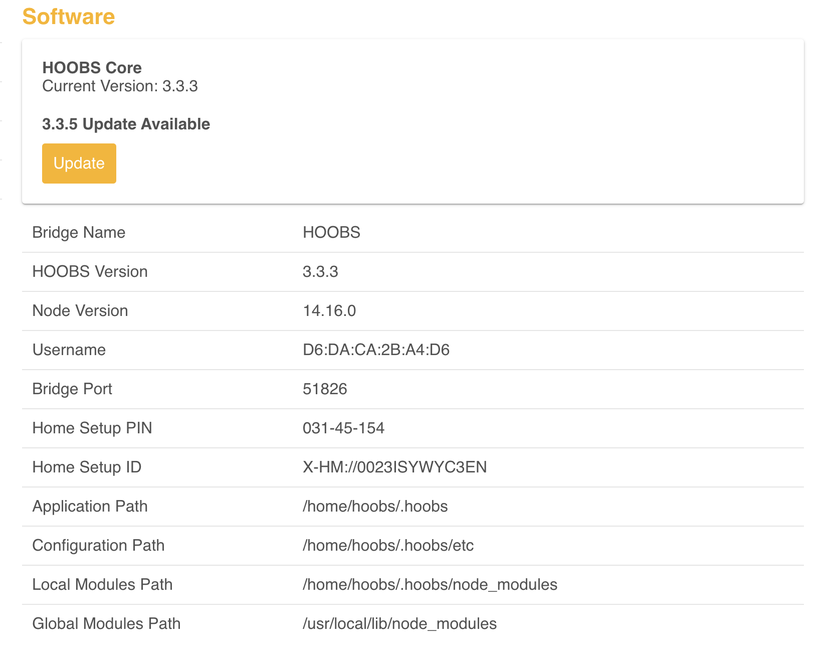 Not able to update to 3.3.5 · Issue #1159 · hoobs-org/HOOBS · GitHub