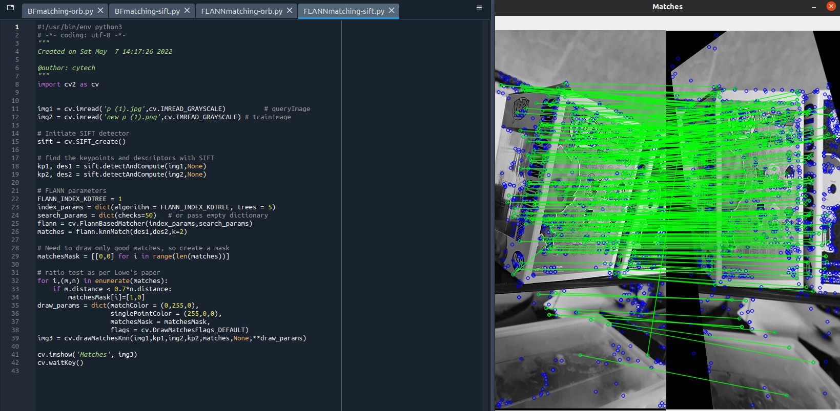 GitHub - ManoahABENZOAR/FeaturesDetection-Matching