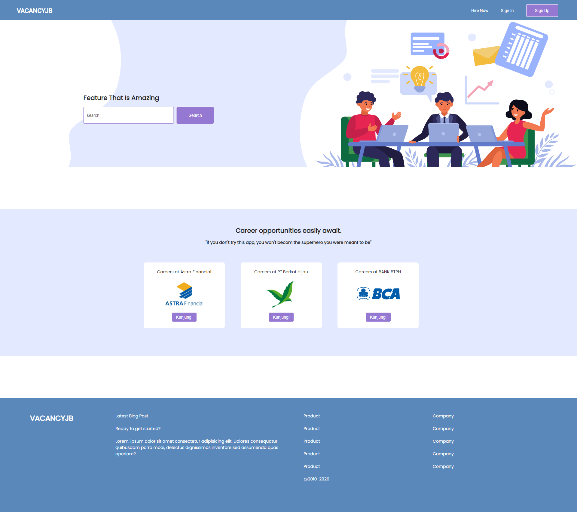 GitHub - alyaraisah/Website-JobVacancies: This repository is a final project from the Web ...