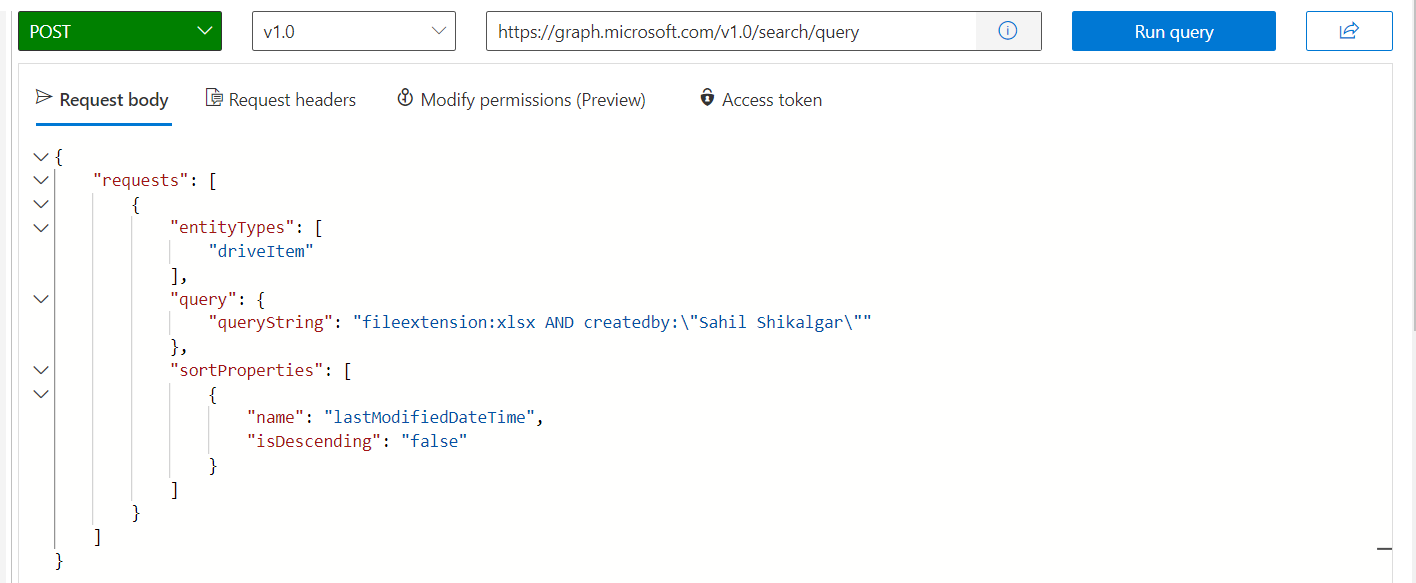 Graph Api Search Query Is Returning Duplicate Elements When We Use Sortproperties For Drive 9958