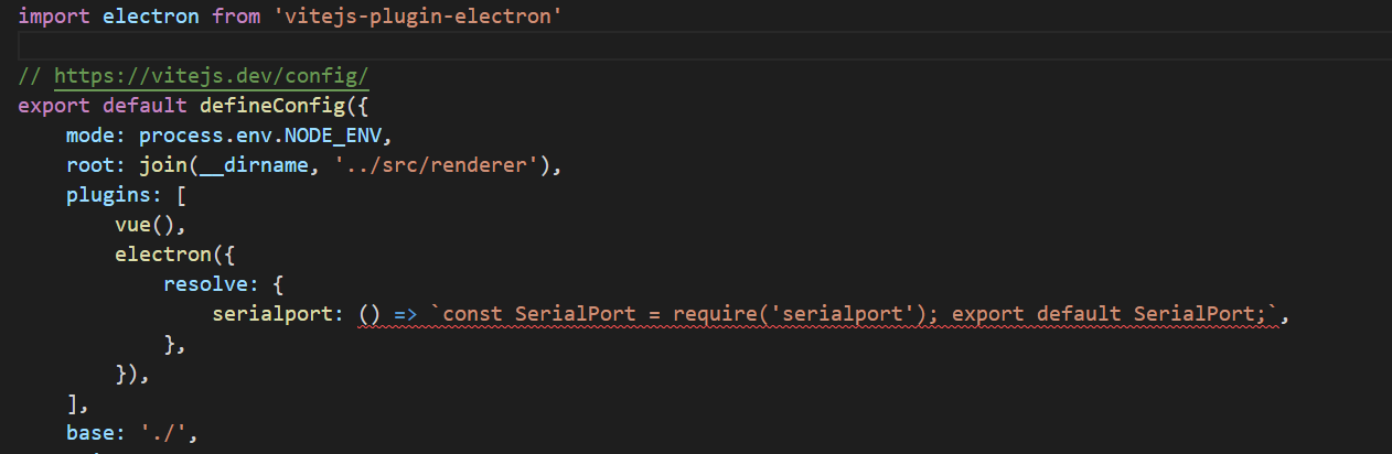 请问在你这个项目中，要如何在vue中使用serialport这个包？ · Issue #46 · electron-vite/electron-vite-vue · GitHub
