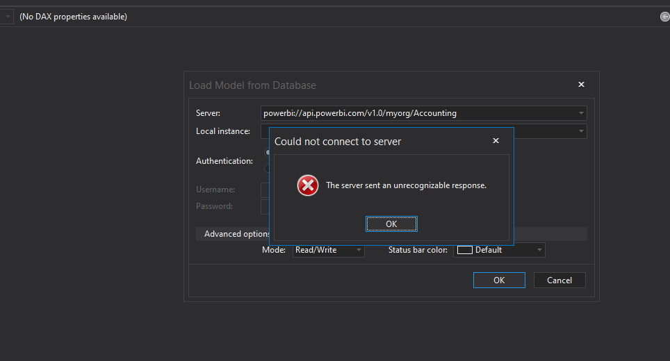 Server Sent An Unrecognizable Response · Issue 705 · Tabulareditortabulareditor3 · Github 5705