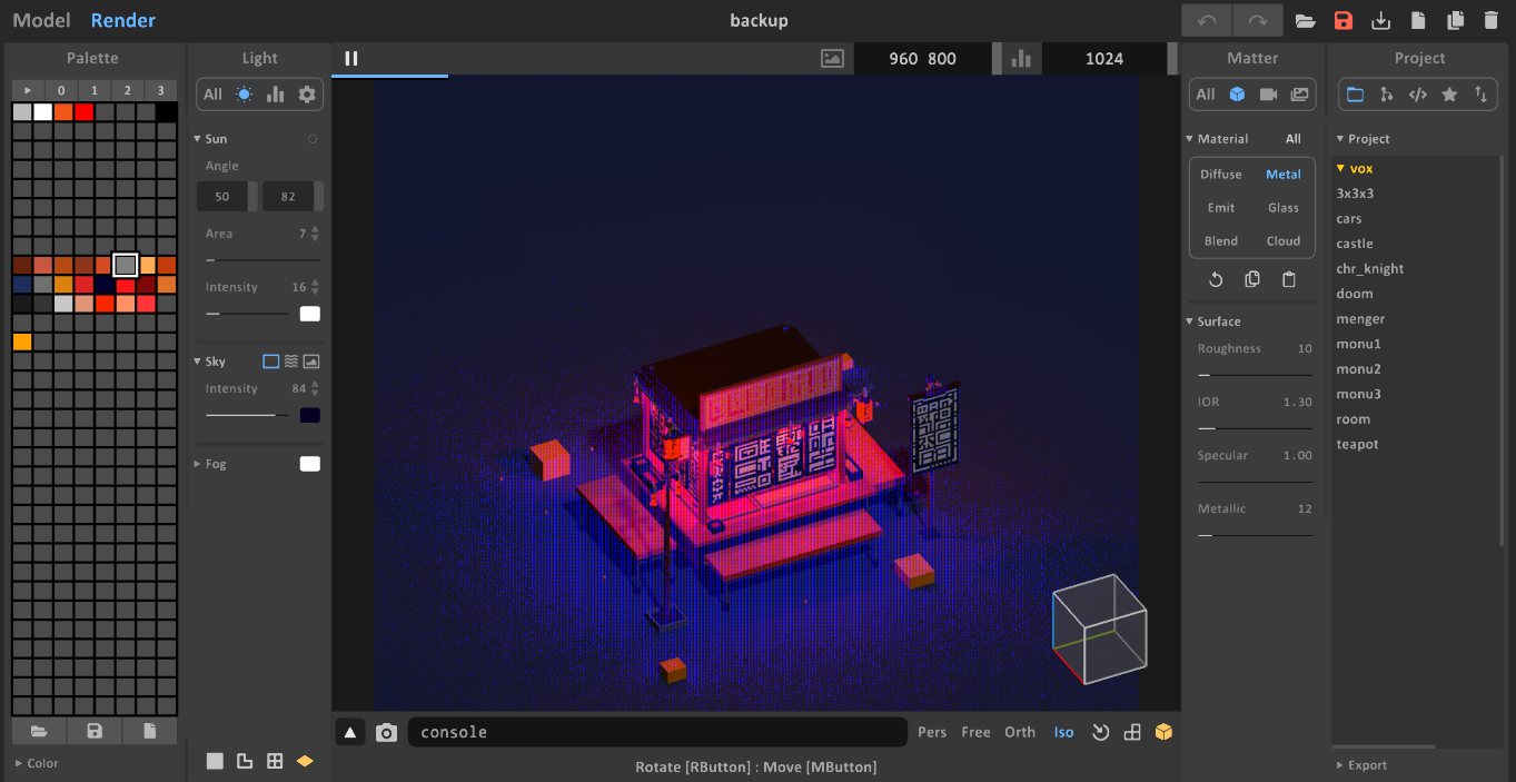 Wierd render error in isometric and orth view( green ish or pink ish pixels) · Issue #257 ...