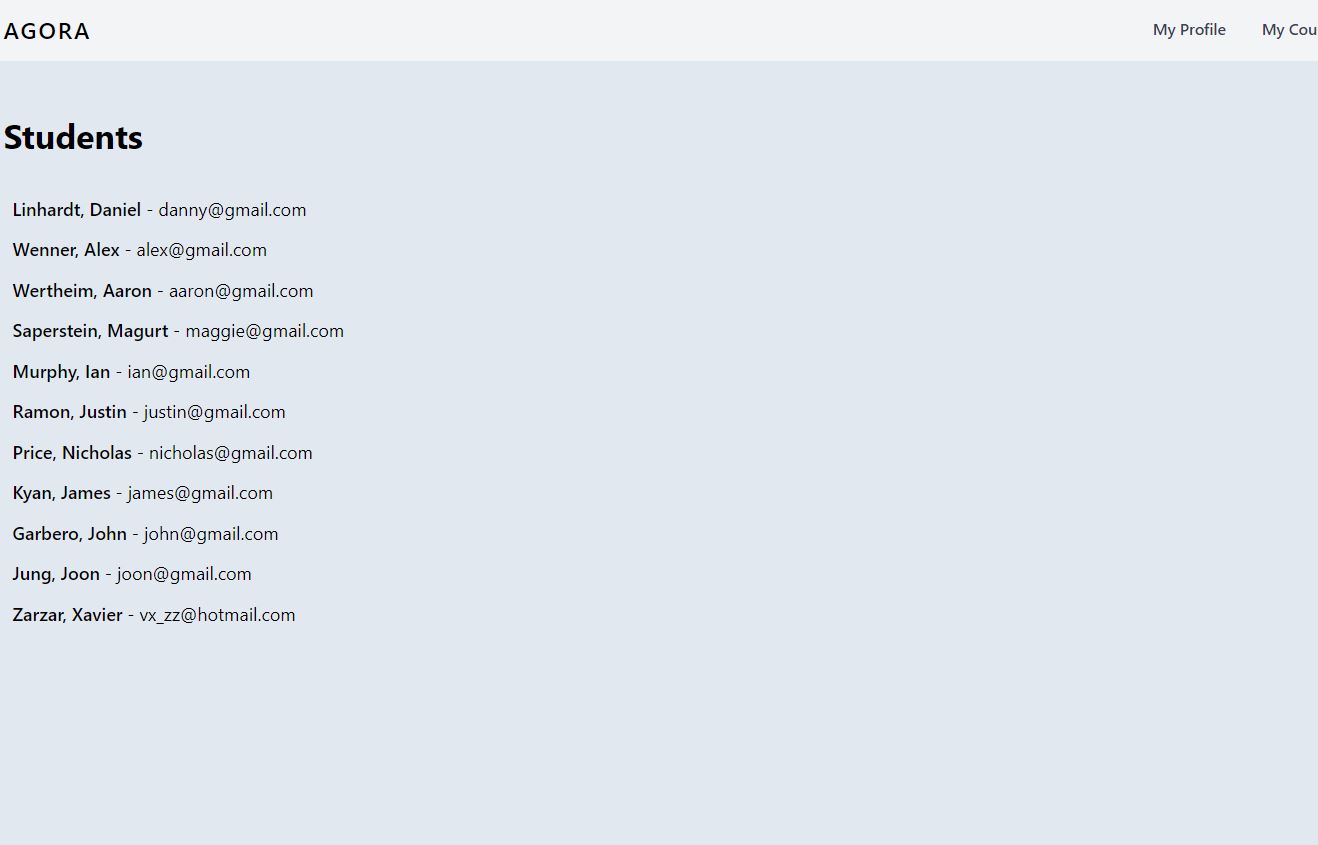 GitHub - victorzarour/agora-app: Capstone Project for Flatiron. Course ...