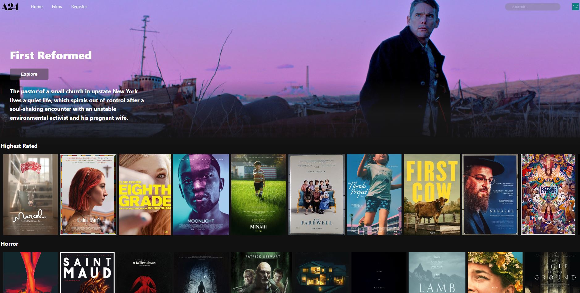 GitHub - victorzarour/indie-hub-app: Project #3 for Flatiron. Film app that allows users to ...