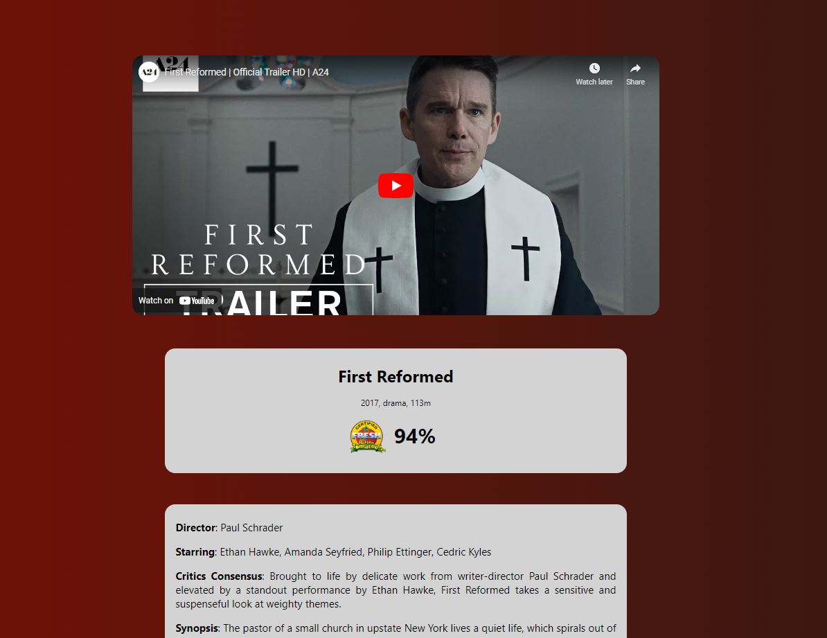 GitHub - victorzarour/indie-hub-app: Project #3 for Flatiron. Film app that allows users to ...