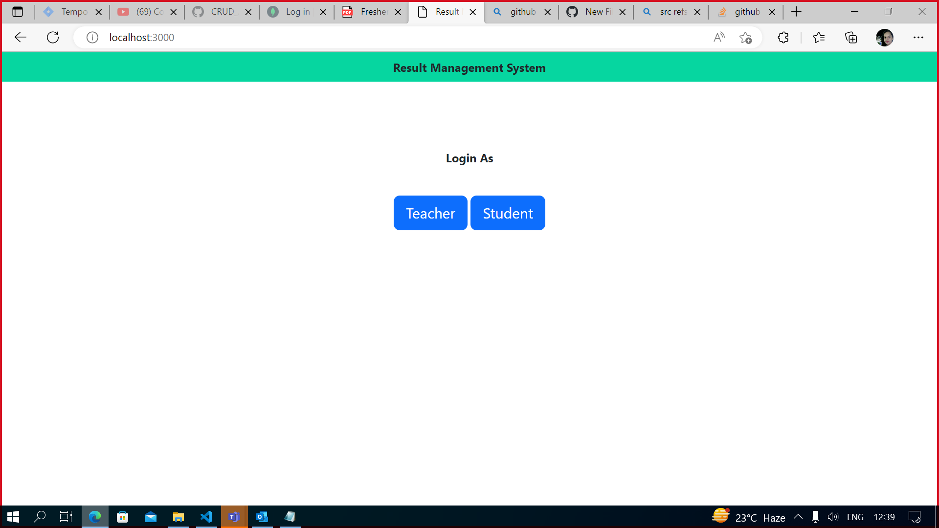GitHub - Swati-Mishra77715041999/result-management-system
