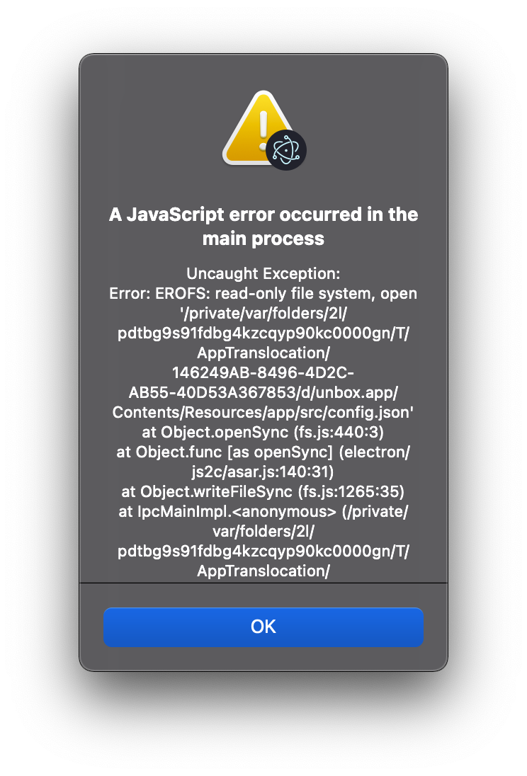Javascript Error on Macbook running Big Sur · Issue #62 · erikrichardlarson/unbox · GitHub