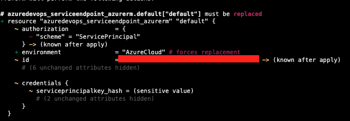 force replacement for azuredevops_serviceendpoint_azurerm with 0.4.0 · Issue #735 · microsoft ...