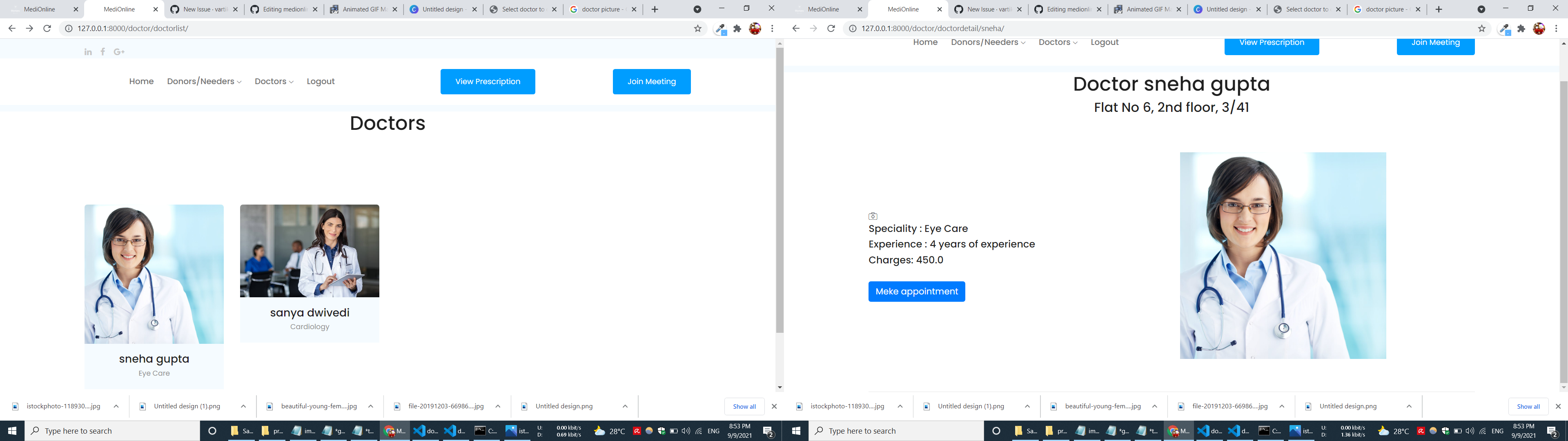 GitHub - vartika0605/MediOnline: LOGIN detail of patient : username ...