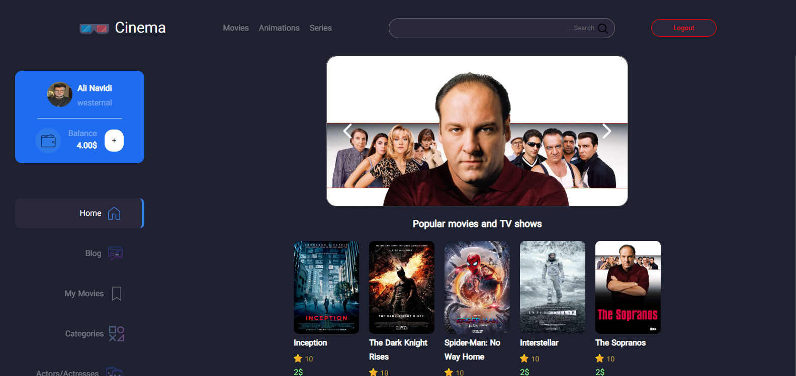GitHub - westernal/Cinema: Watching and downloading movies website and progressive web app (PWA ...