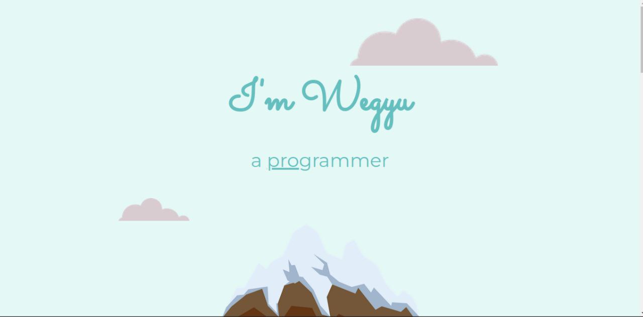 GitHub - WEGYU1826/Personal-Sites