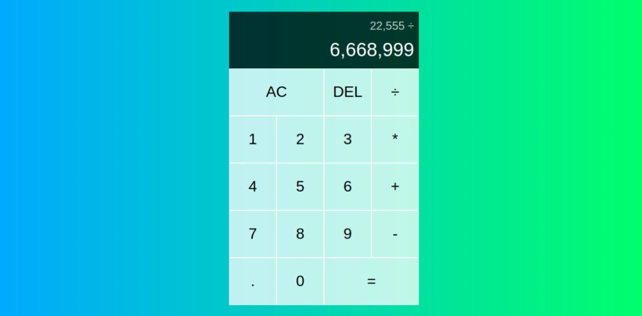 GitHub - WEGYU1826/JS-Calculator