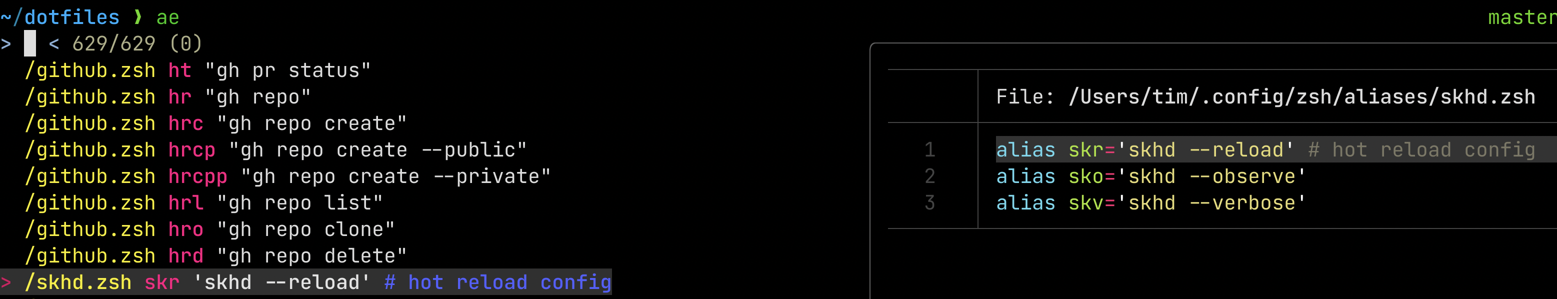 How to add descriptions to search results · junegunn fzf · Discussion #2982 · GitHub
