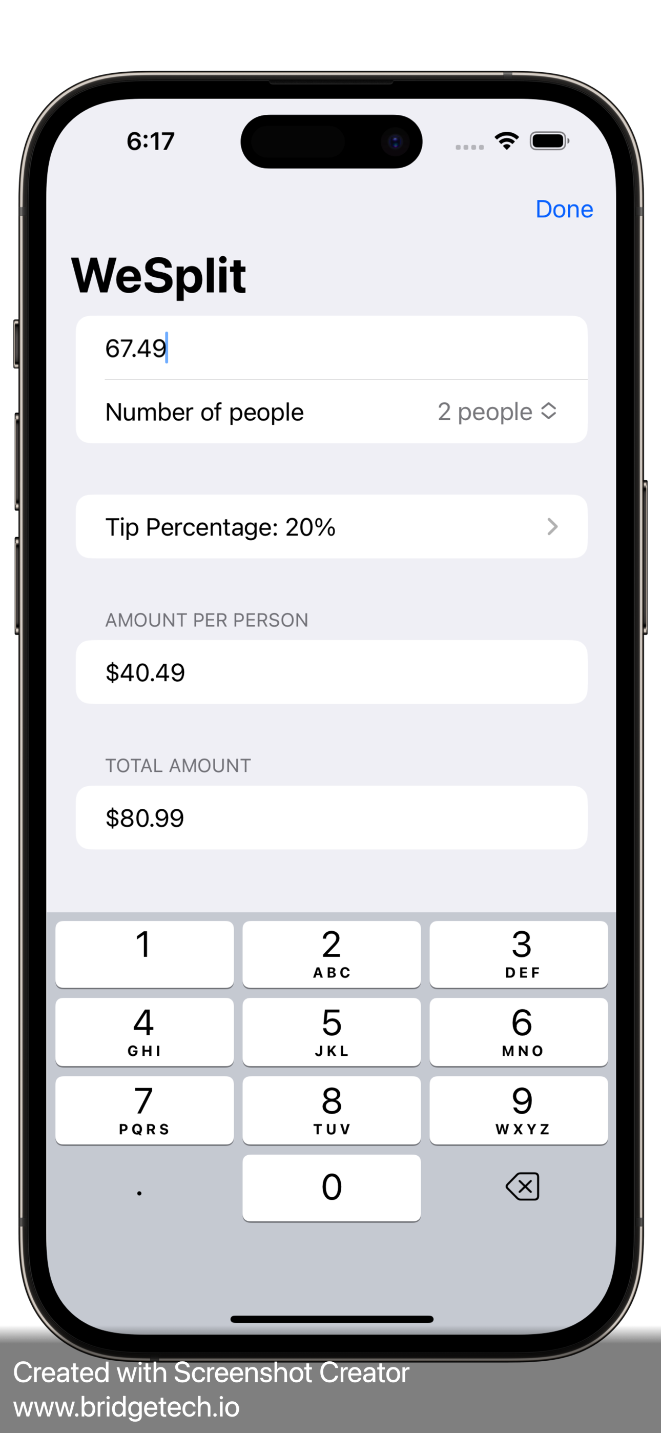 GitHub - Logan-Toms/WeSplit-App