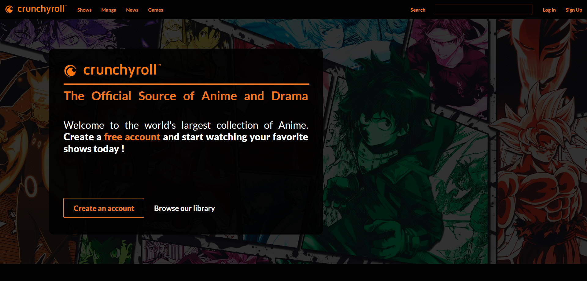 GitHub - aymanefer/crunchyroll-clone: A redesign of the Crunchyroll website (HTML, CSS, Javascript)
