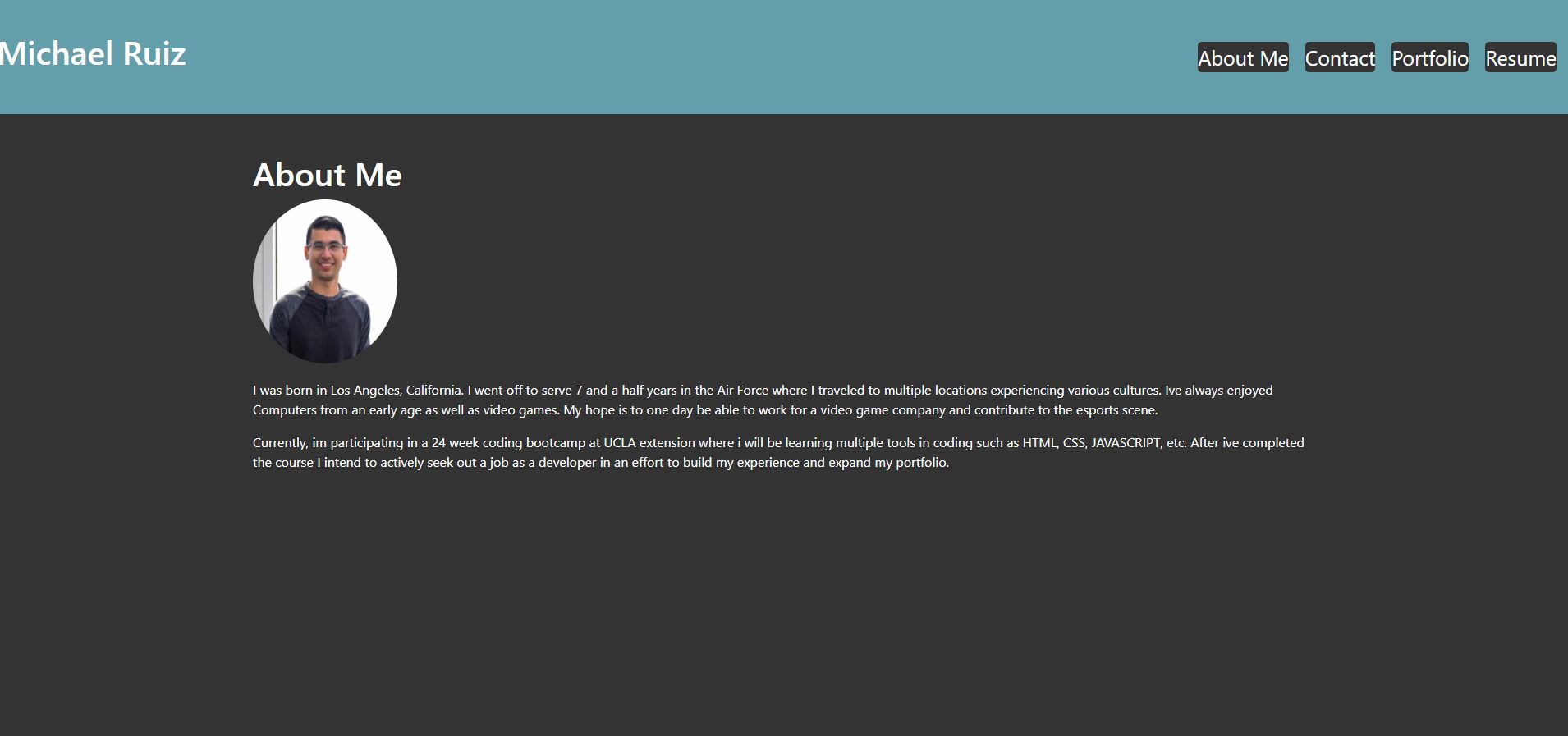 GitHub - Frostquill/react-portfolio