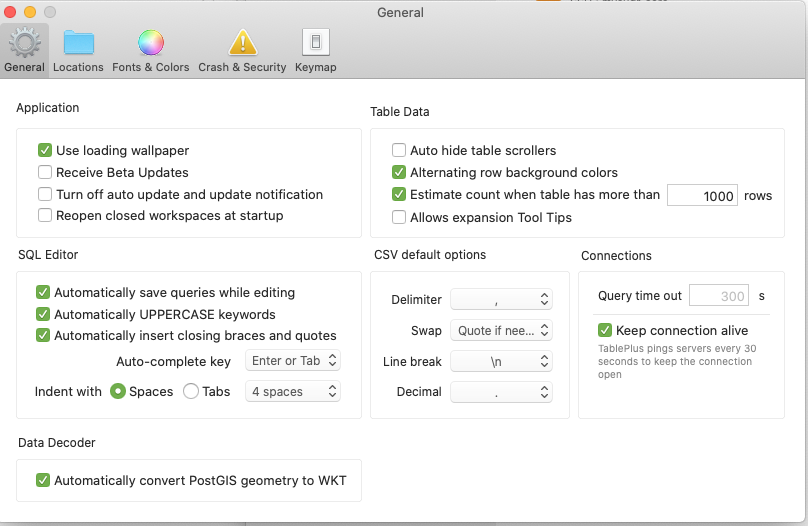Connection closes after 300 seconds for long running queries · Issue #1932 · TablePlus/TablePlus ...