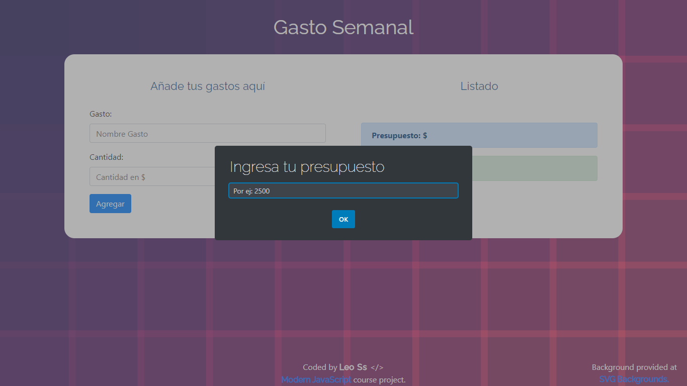 GitHub - iam-leo/Gasto-Semanal: https://iam-leo.github.io/Gasto-Semanal/