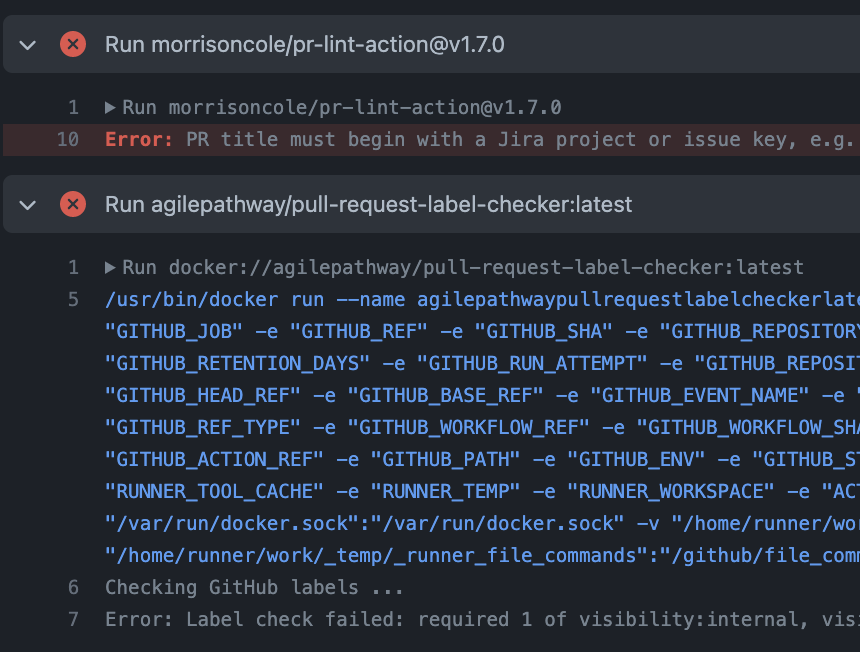 Highlight error in output? · Issue #330 · agilepathway/label-checker · GitHub