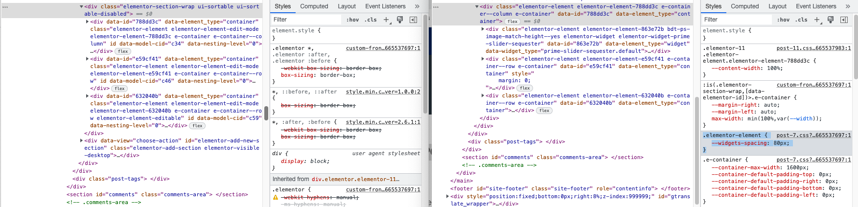 🐞 Bug Report: Container widget spacing not applied in editor · Issue #20023 · elementor ...