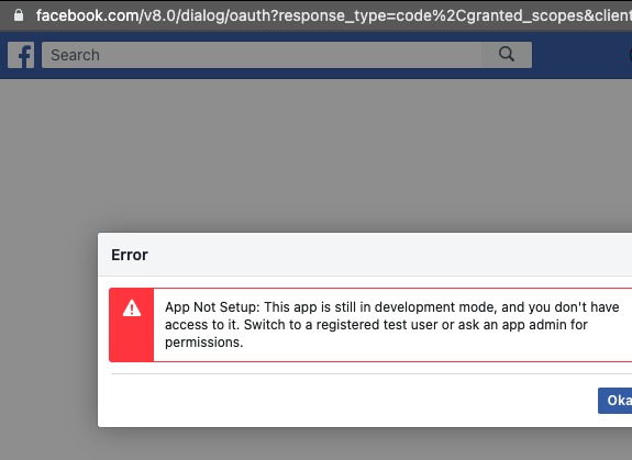 Facebook login is not ready - seems like just setup · Issue #3870 ...