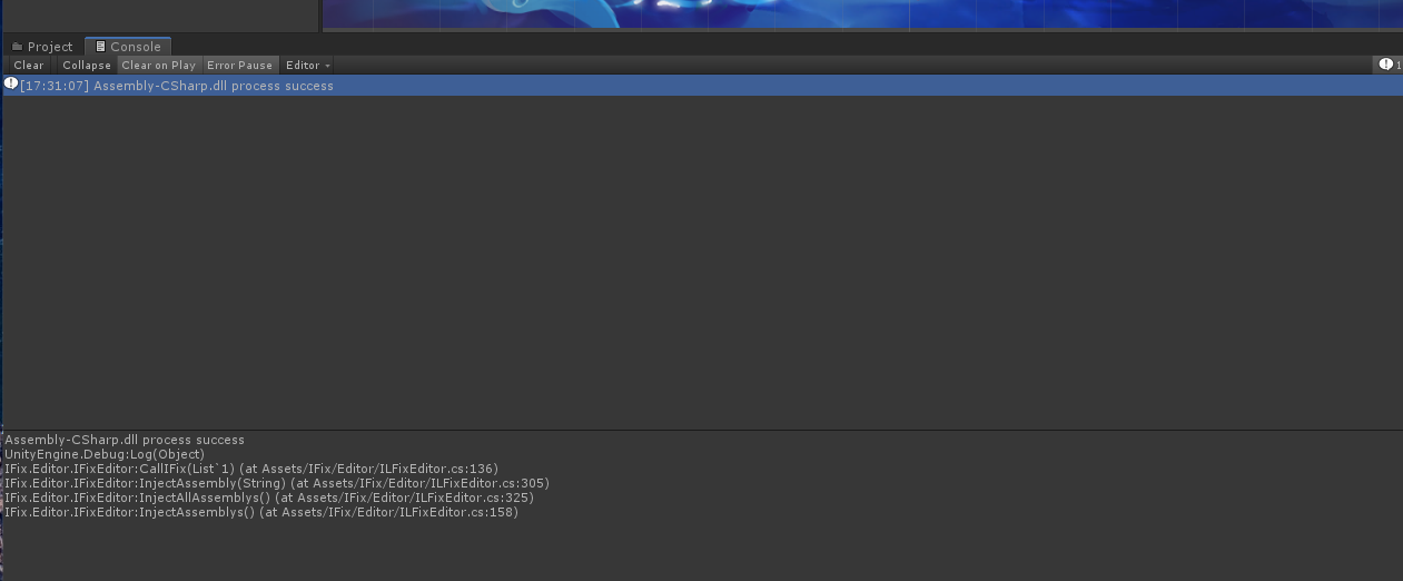 更新Ifix后，Inject的时候输出如下log，编辑器下读取补丁后Unity编辑器闪退 · Issue #321 · Tencent/InjectFix · GitHub