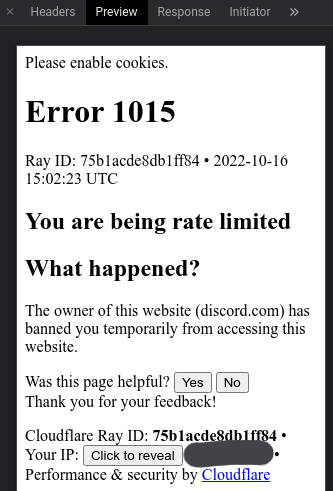Fetching users or their profiles eventually results in being ratelimited · Issue #357 · aiko ...