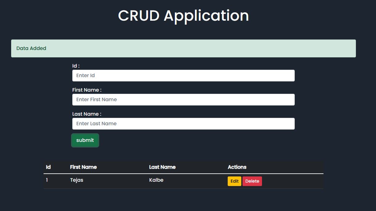 GitHub - tejashkalbe/CrudApp.io: Crud Application GitHub - tejashkalbe/CrudApp.io: Crud Application