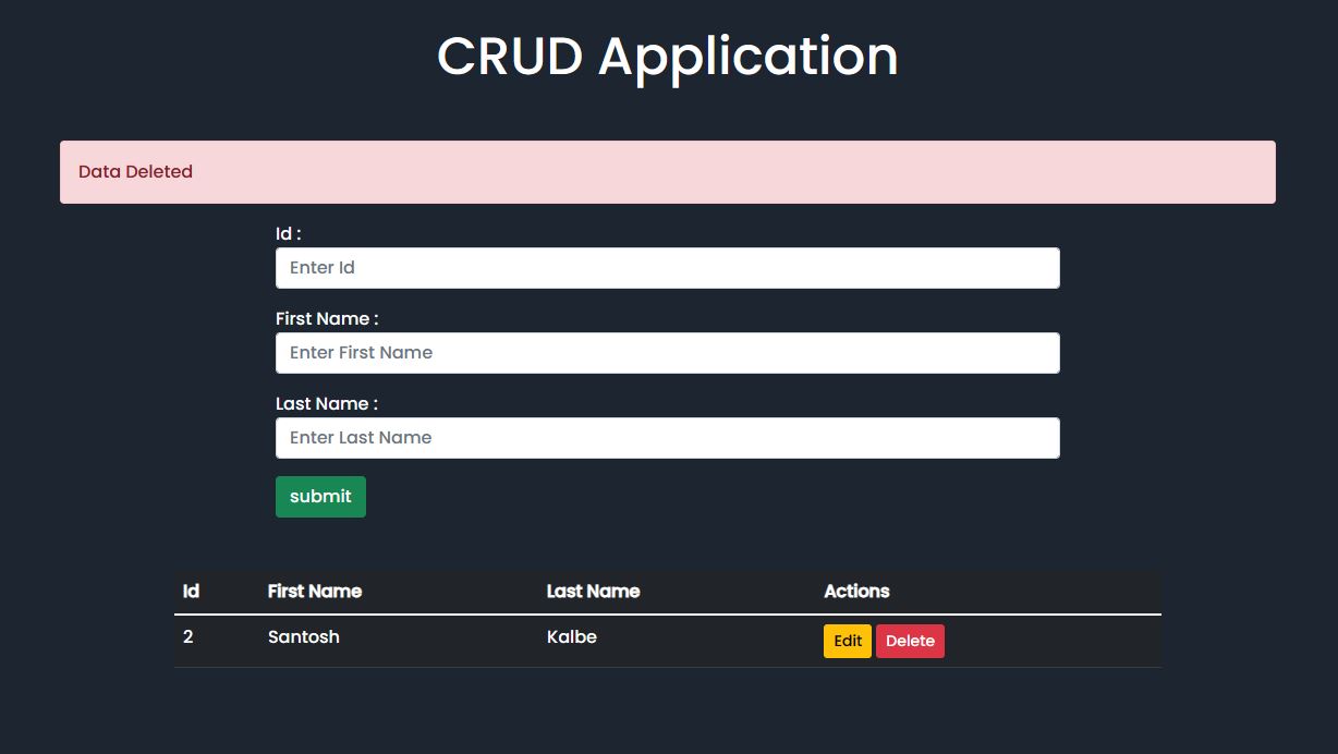 GitHub - tejashkalbe/CrudApp.io: Crud Application