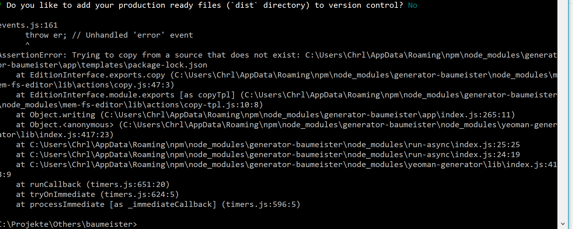 package-lock.json doesn't exist. · Issue #49 · micromata/generator ...
