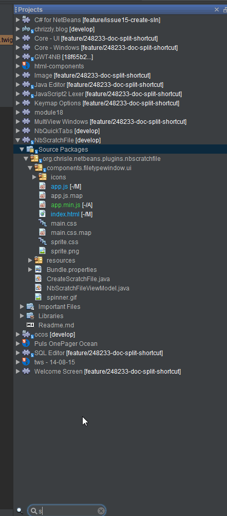 Please add a search field while typing · Issue #19 · junichi11/netbeans-encoding-plugin · GitHub