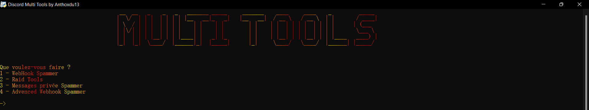 GitHub - zDvrr/Multi-Tools-For-Discord: Tools coder en python pour ...