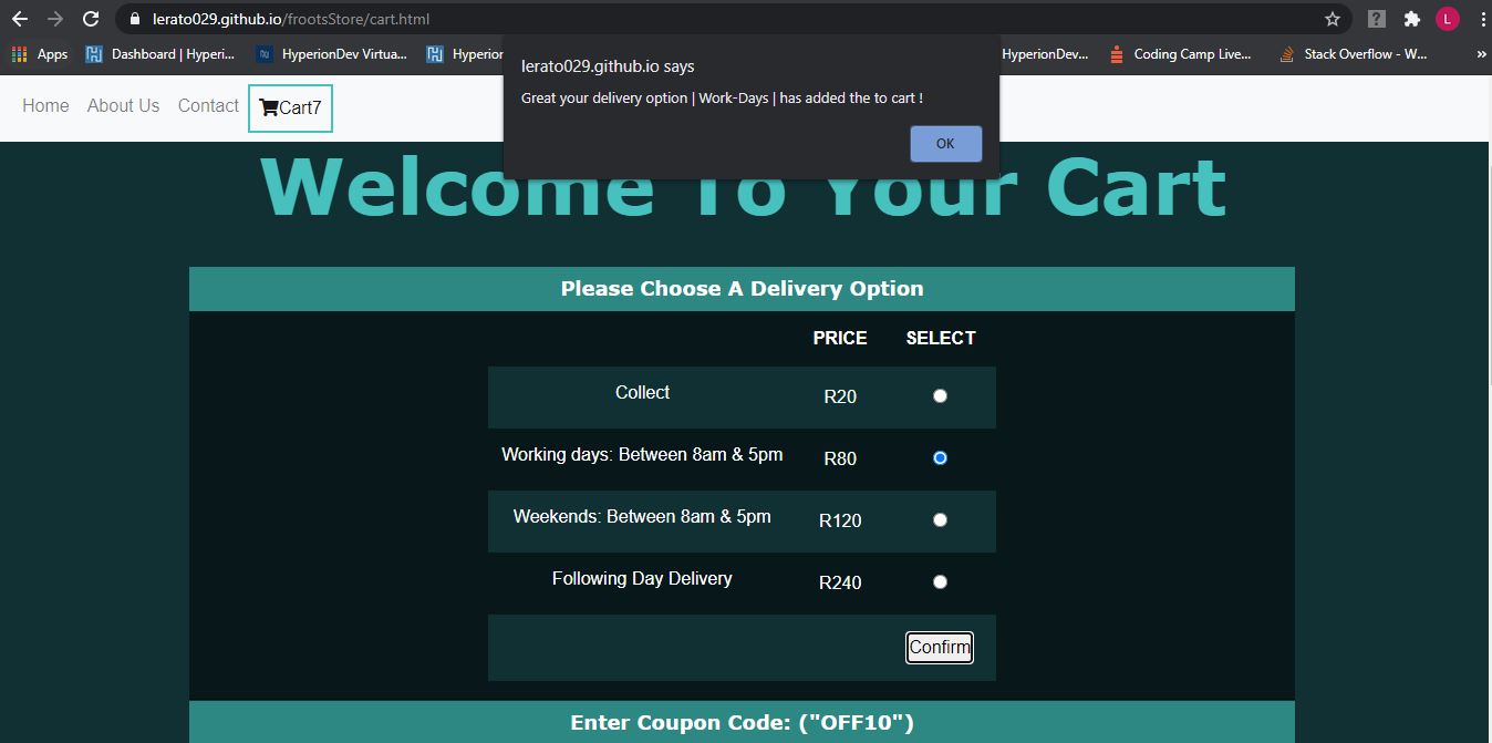 GitHub - Lerato029/frootsStore: Online Fruit Store