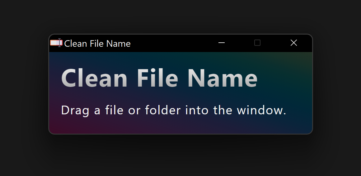 GitHub - parsakafi/clean-file-name: Clean file name