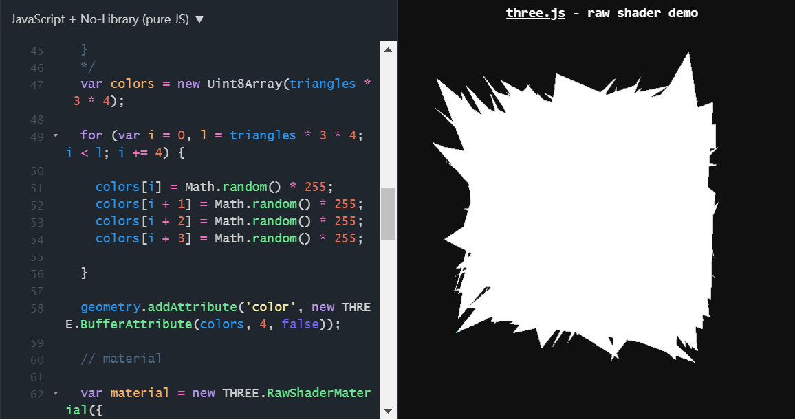 All vertex colors are white if BufferAttribute is backed by Uint8Array · Issue #18341 · mrdoob ...
