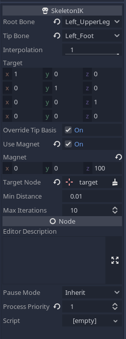 SkeletonIK bone snapping near full chain extension - max_iterations and ...