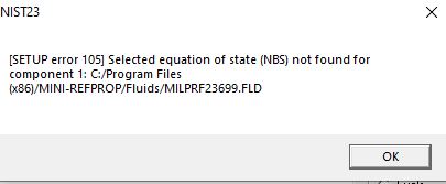 Loading fld file into mini-refprop · Issue #382 · usnistgov/REFPROP-issues · GitHub