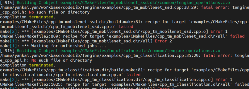 编译 选项 添加 Dtenginebuildcppapion 编译报错 Branch Tengine Lite Commit 02292fa · Issue 806 