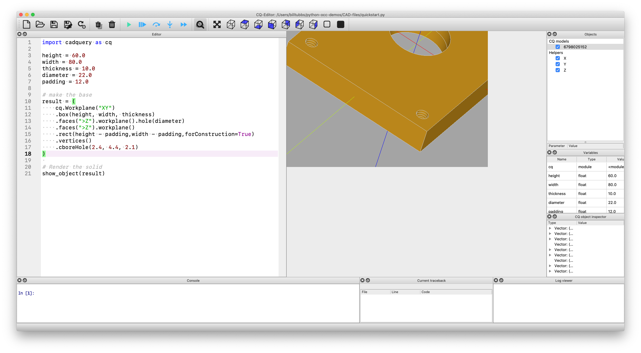3d Viewer Image Does Not Fill Frame After Resizing Window · Issue 1175 · Cadquery Cadquery · Github