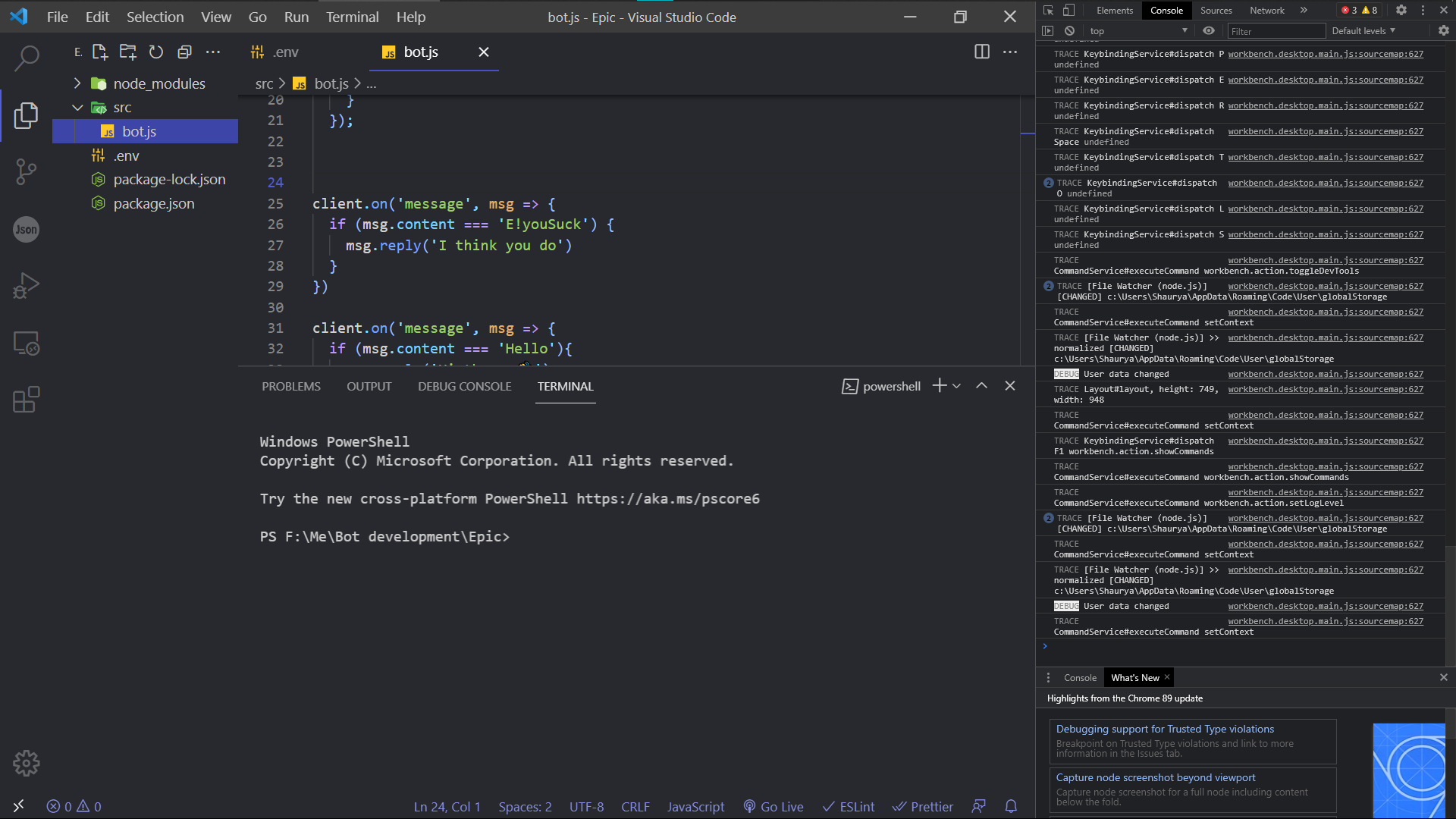 Terminal Error · Issue #125383 · microsoft/vscode · GitHub