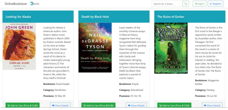 GitHub - danielpietruszynski/OnlineBookstore-ASP.NET