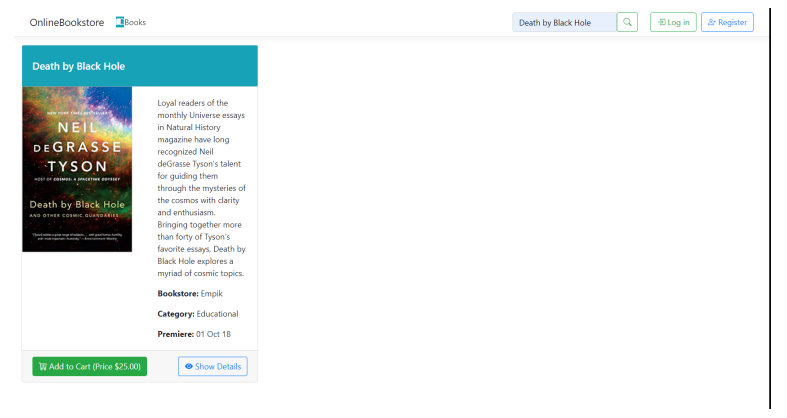 GitHub - danielpietruszynski/OnlineBookstore-ASP.NET