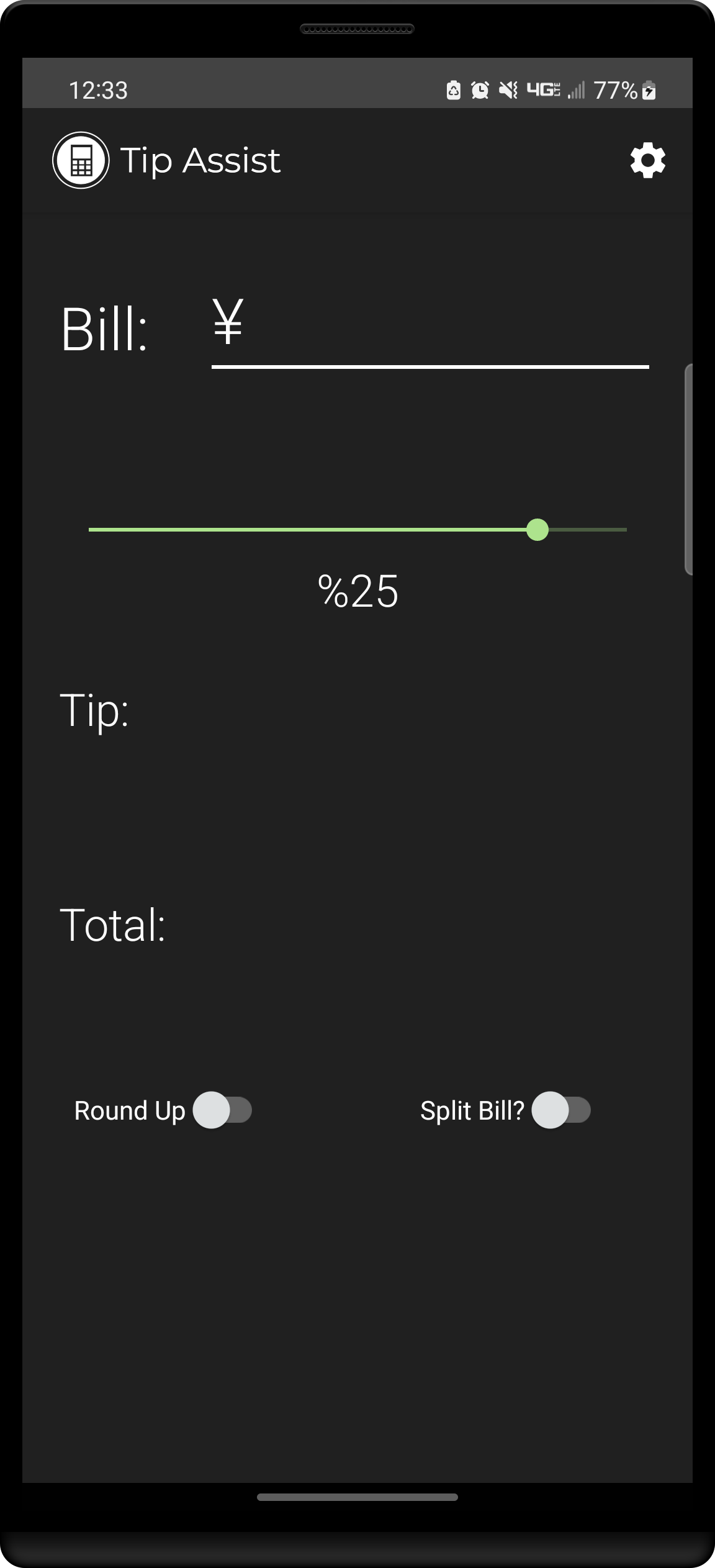 GitHub - bthayes1/TipAssist: This is an app that assists with ...