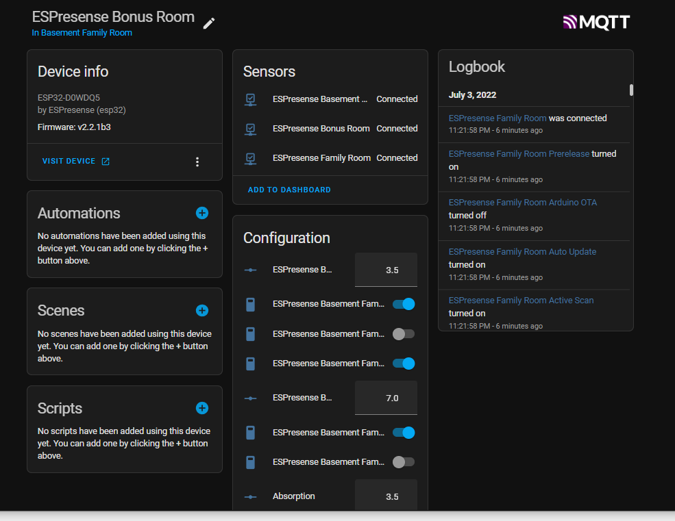3 devices combined to form 1 device/dashboard and 1 entry for mqtt -BETA · Issue #522 ...