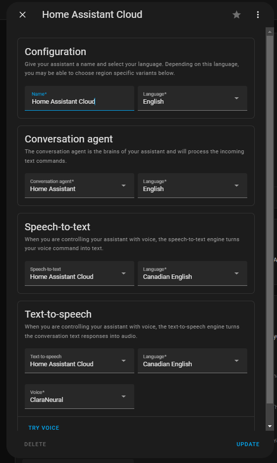Using Voice/Assist causes the websocket to get overloaded leading to HAOS stability issues ...